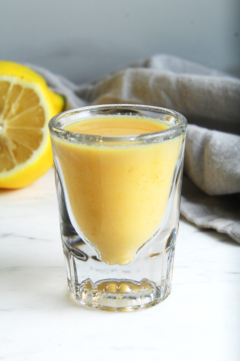 Ginger Turmeric Shots with Lemon
